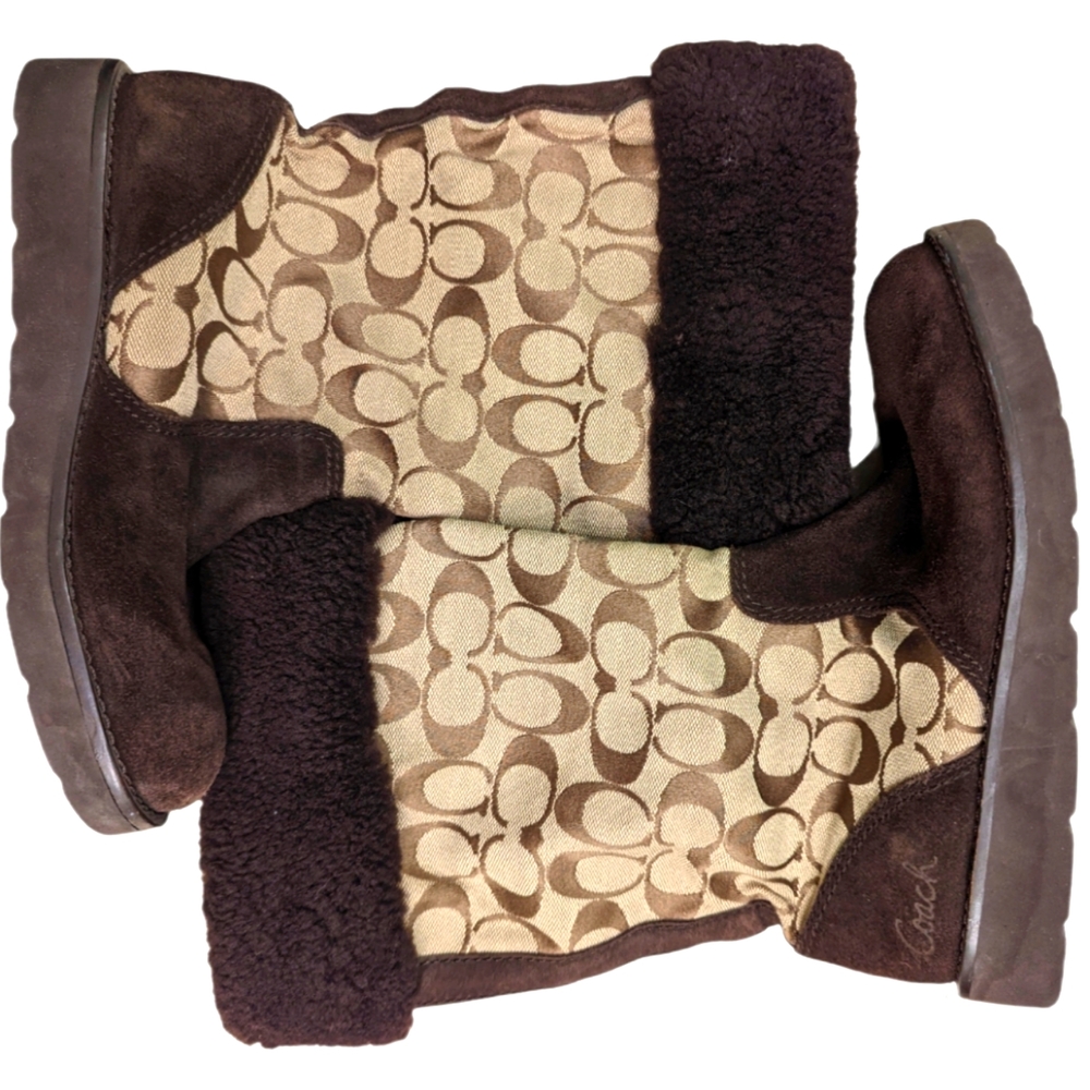 Coach Signature Logo Boots - Gem